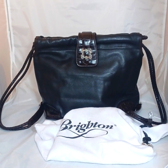 Brighton | Bags | Rare Brighton Retired Drawstring Backpack | Poshmark